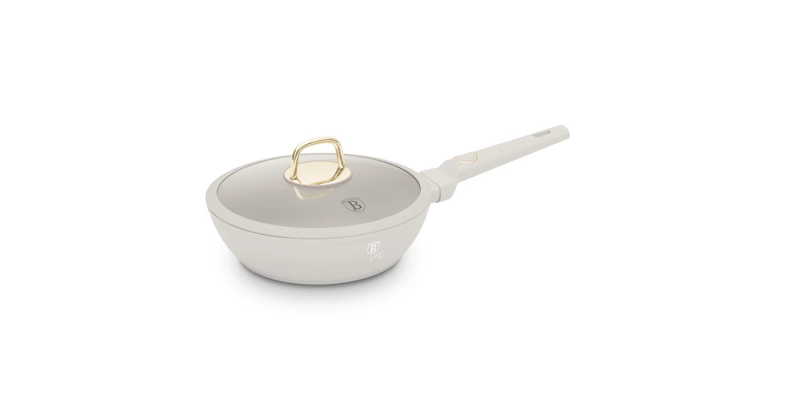 Berlinger Haus Sahara TitánPro bevonatú Mély Serpenyő Fedővel 24 cm-es (BH-8062)